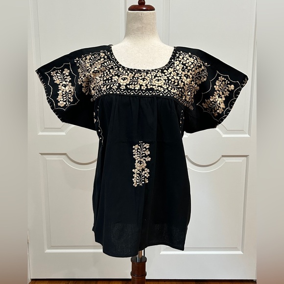 Pc # B-465 | Tops | Sandra Blouse From San Antonino Oaxaca Mex ...